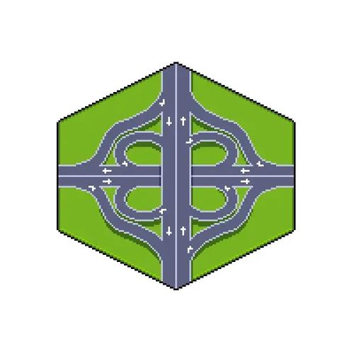 高速立交桥车速多少图标