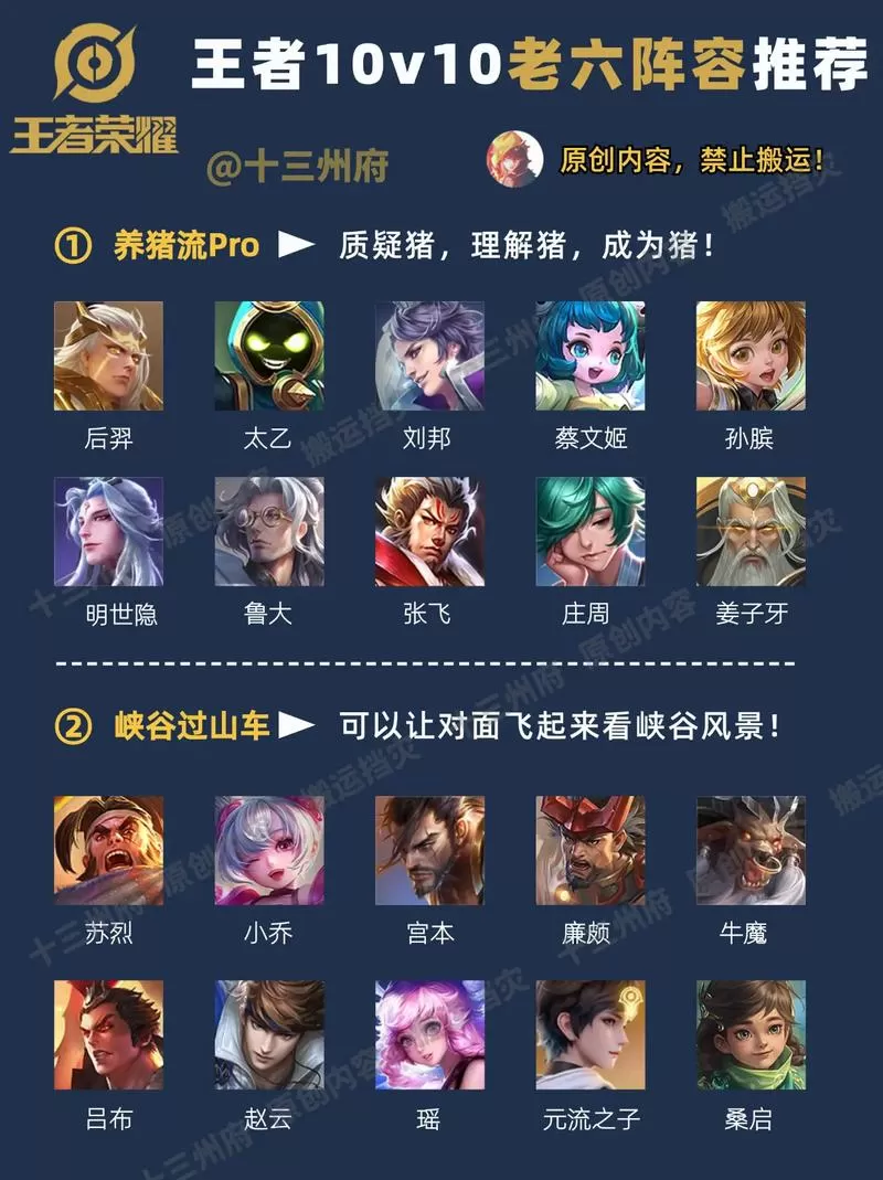 王者荣耀推荐阵容截图