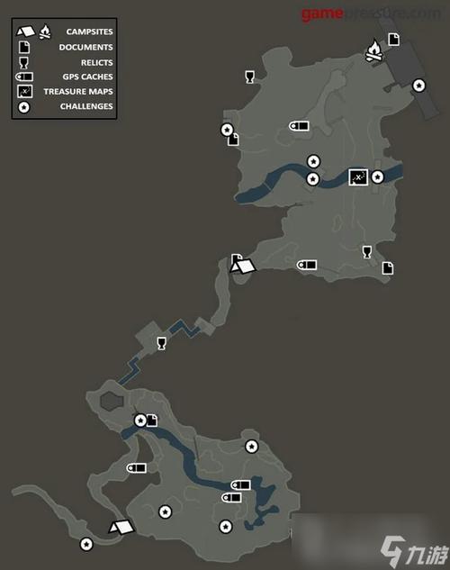 古墓丽影9全收集地图图标