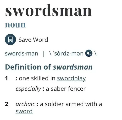 my own swordsman是什么意思截图
