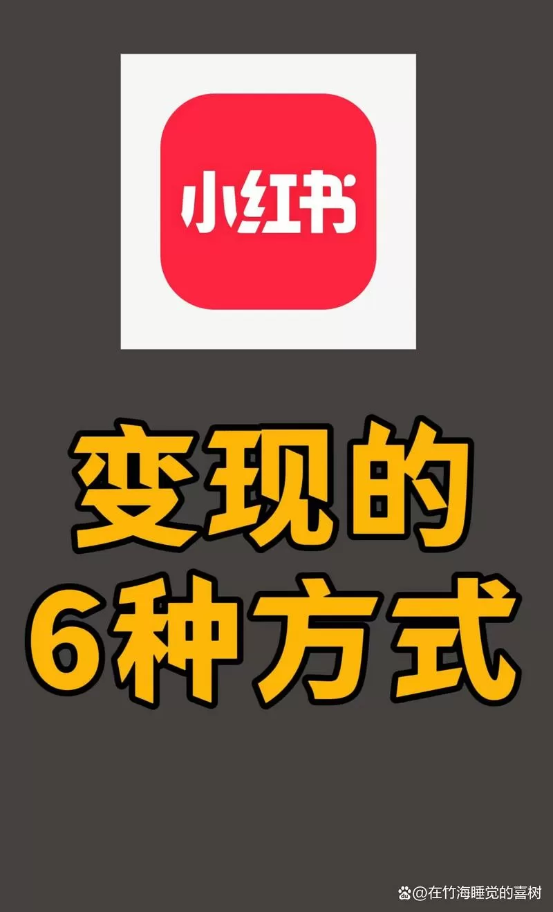 小红书的变现方式图标