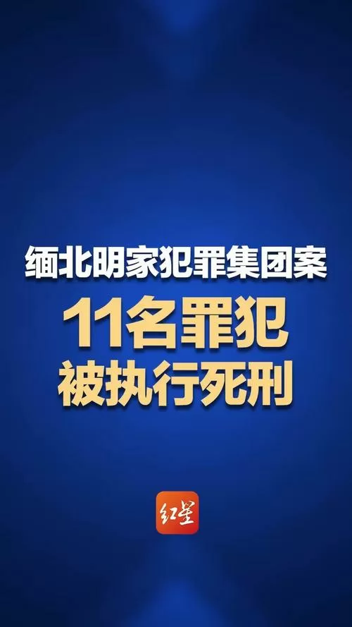 缅北明家11名罪犯执行死刑图标