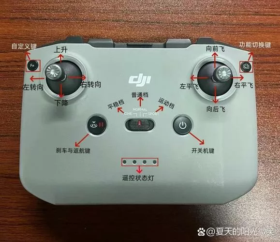 大疆无人机遥控器介绍图标