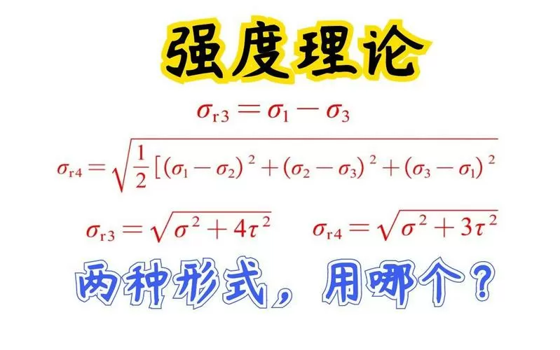 第三强度理论和第四强度理论公式缩略图