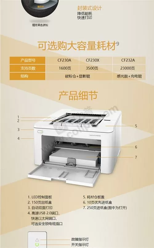 hpm203dn打印机说明书截图
