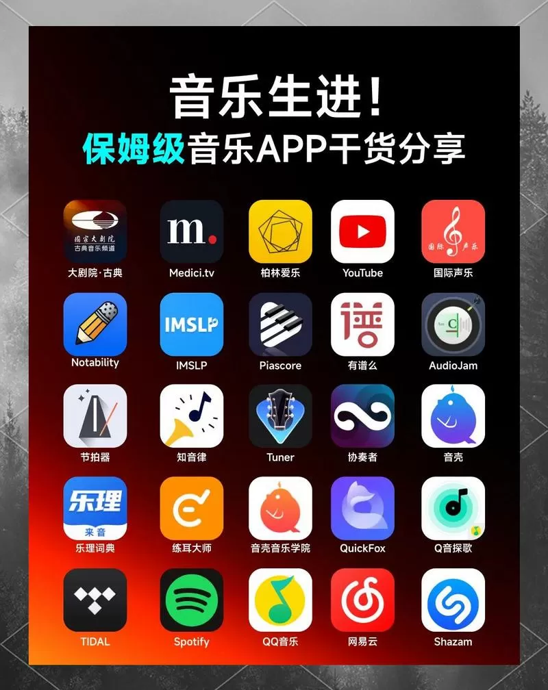 哪个软件听歌最全免费图标