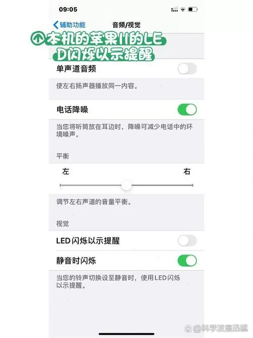 苹果11信息闪光灯提示怎么关图标