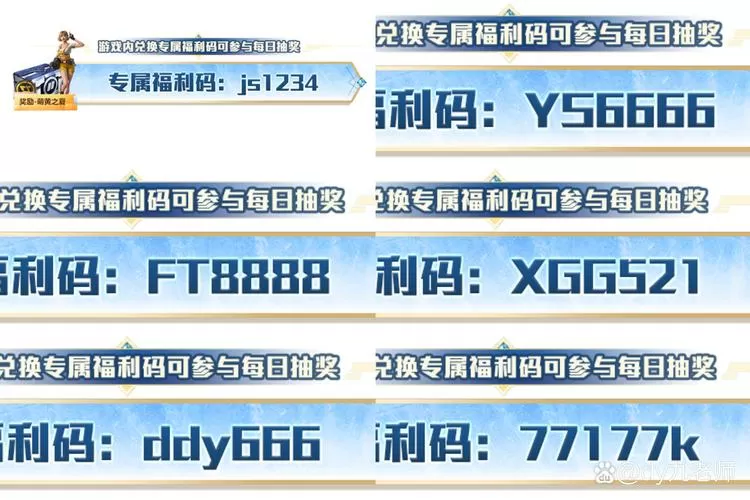 和平精英的福利密码是多少?图标