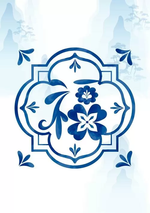 青花瓷样式图片图标