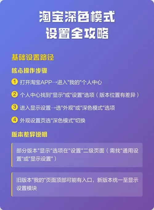 淘宝怎么换成深色模式图标