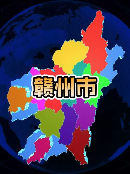 江西省赣州市各县地图图标
