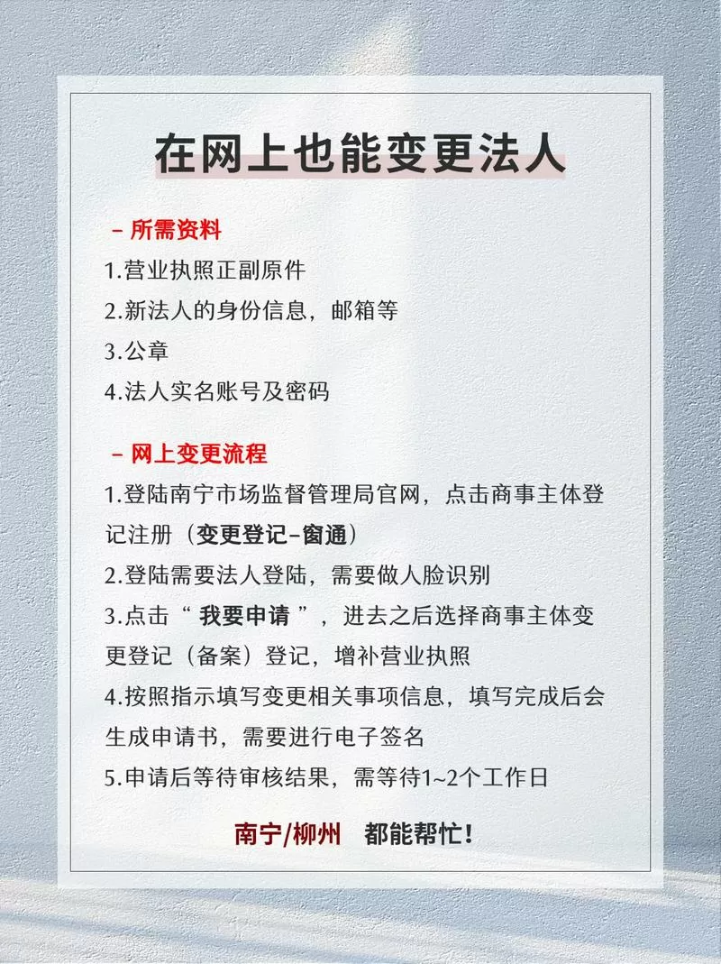 法人可以更换吗截图