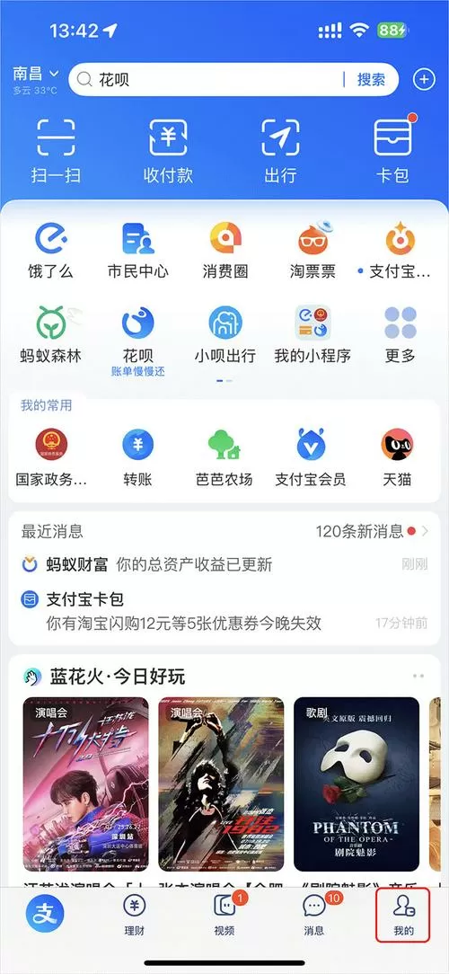 支付宝怎么设置皮肤截图