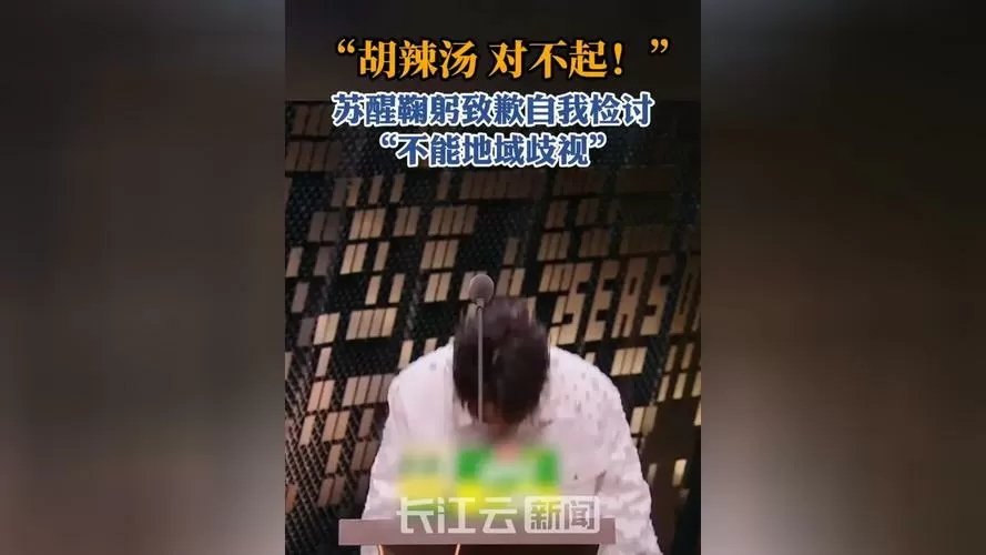 苏醒就胡辣汤事件公开道歉图标