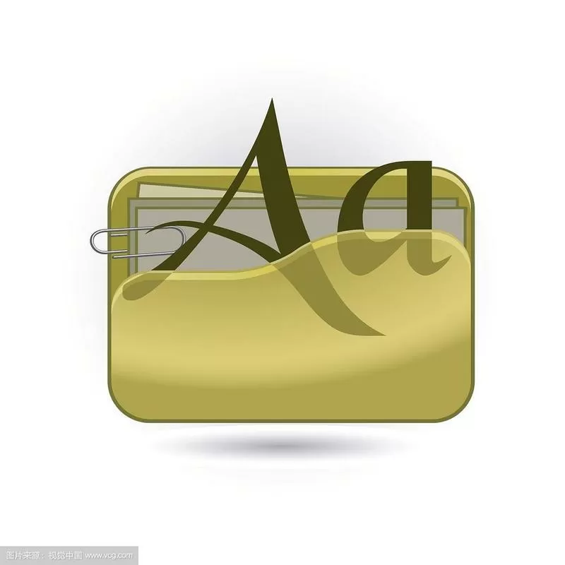 字体文件图标