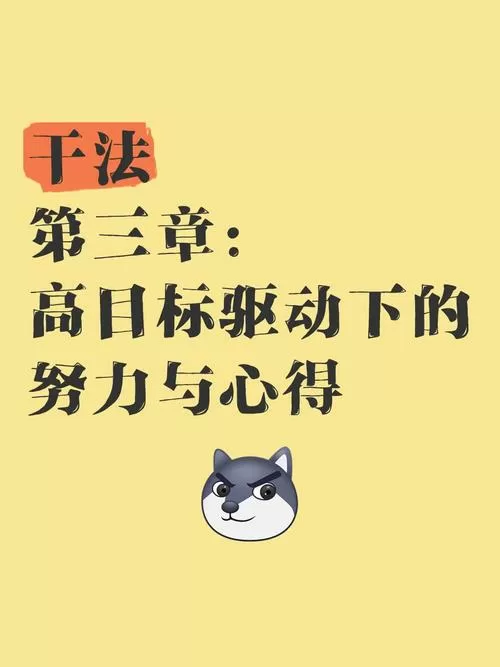 干法第三章以高目标为动力图标