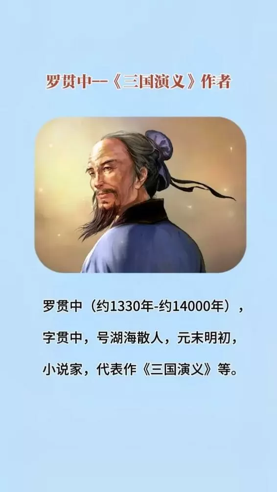 三国作者是施耐庵还是罗贯中截图