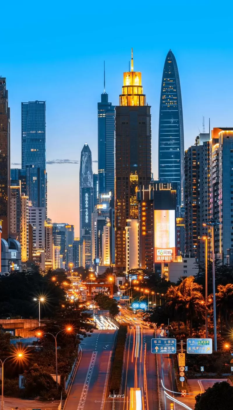 深圳夜景图片实拍高清截图