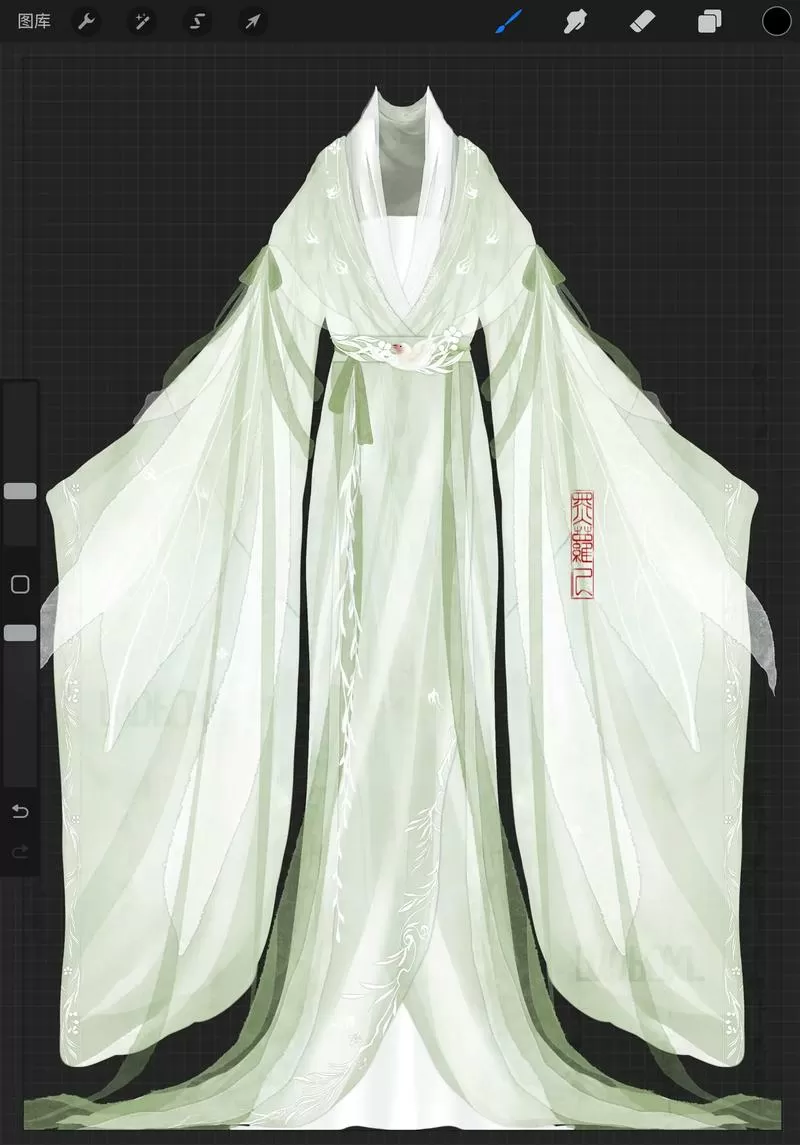 古风oc衣服素材截图