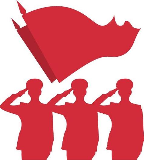 敬礼是左边还是右边图标